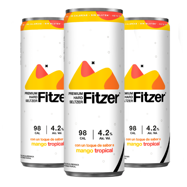 Fitzer Hard Seltzer Mango Tropical | PREM-BEV MEXICO